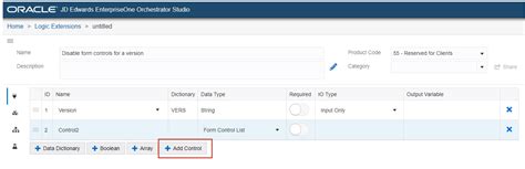 Using Form Control Extensions To Disable Fields