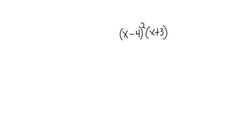 Solved Write An Equation In Factored Form F A Cubic Polynomial