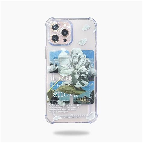 이레케이스앤굿즈 빠른배송 플라워 콜라주 방탄카드수납 클리어 아이폰케이스 카드케이스 커플 11 12 13프로 미니 14프로 맥스 갤럭시 노트 S20 S21 22 23 노트