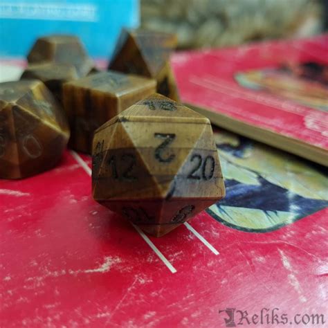 Natural Bone Dnd Dice Set Handcrafted And Ethically Sourced
