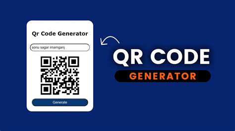 Create A Qr Code Generator Using Html Css Js Youtube
