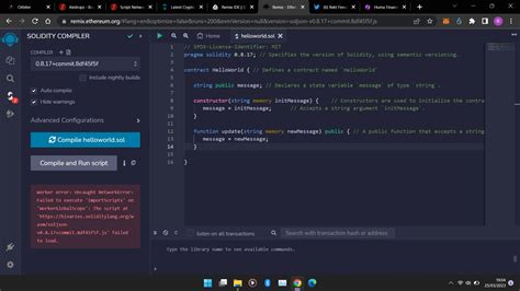 Solidity Remix Ide Compiler Error `uncaught Networkerror` · Issue 247 · Shardeumbug Reporting