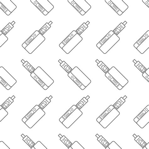 Premium Vector Vape Seamless Vector Pattern