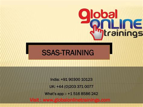 Ppt Ssas Training Sql Server Analysis Service Online Training Powerpoint Presentation Id
