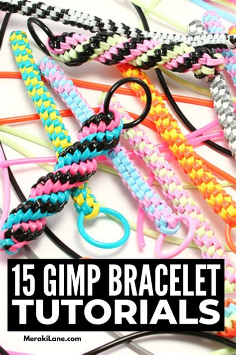 15 Step By Step Gimp Bracelet Tutorials For Beginners Gimp Bracelets Friendship Bracelet