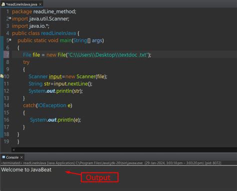 How To Use The Java ReadLine Method