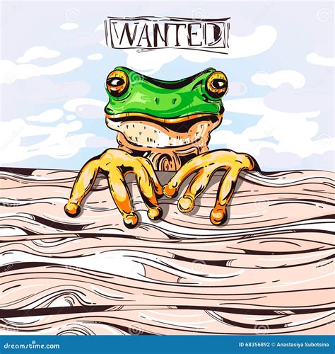 Crazy Frog Vector Illustration Stock Vector Illustration Of