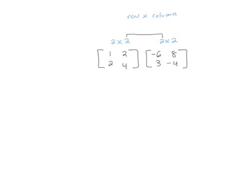 SOLVED Compute Matrix Products Column By Column And Entry By Entry Numerade