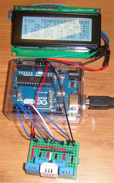 Temperature And Humidity Sensor Test Read N Try