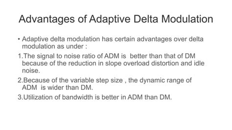 Adaptive Delta Modulation Pptx