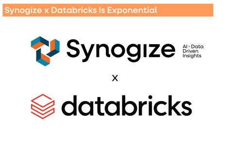 synogize synogize x databricks is exponential