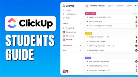 Clickup For Students How To Use Clickup For Students Tutorial Youtube