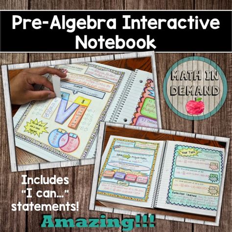 Pre Algebra Interactive Notebook