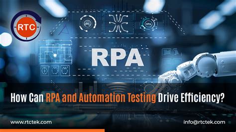 How Can Rpa And Automation Testing Drive Efficiency