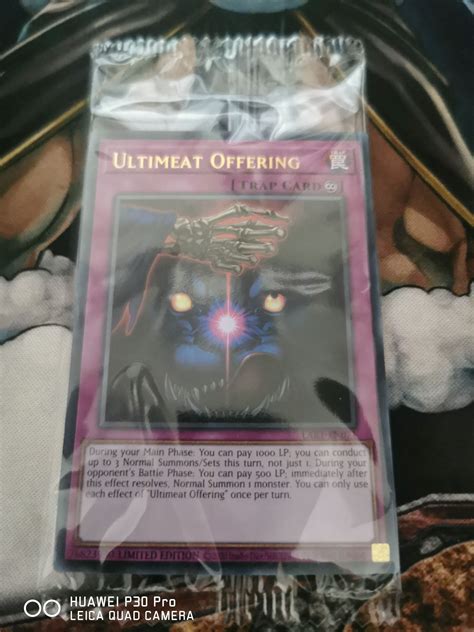 Sealed Yu Gi Oh карта Lart En071 Ultimeat Offering с Беглеж • Olx Bg