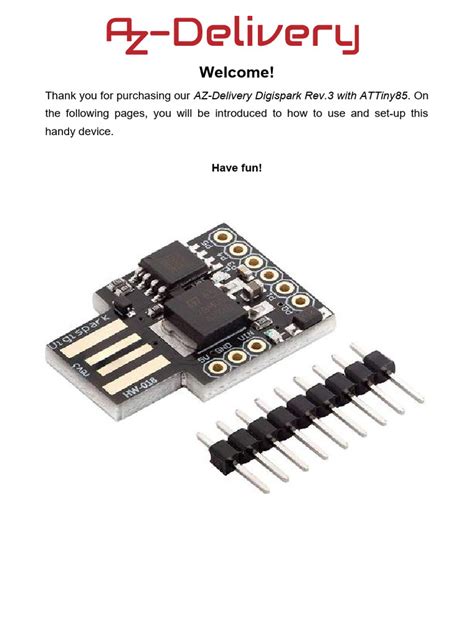 Digispark Rev3 Attiny85 En Pdf Arduino Computer Science