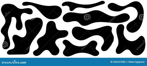 Irregular Blob Set Of Abstract Organic Shapes Abstract Irregular