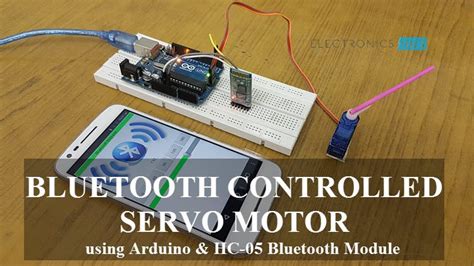 Bluetooth Controlled Servo Motor With Arduino Hc 05 Module