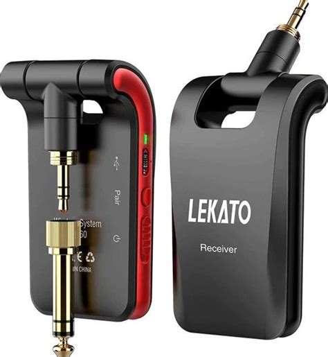 LEKATO WS-60 Беспроводная гитарная система 2,4 ГГц - купить с доставкой ...