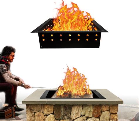 Square Fire Pit Insert 29 Outside And 25 Inside Carbon Steel