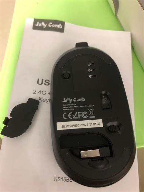 Jelly Comb Wireless Keyboard And Mouse Full Size Ultra Slim Ghz Wireless Keyboard Mouse