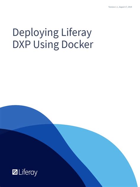 Deploying Liferay Dxp Using Docker Pdf