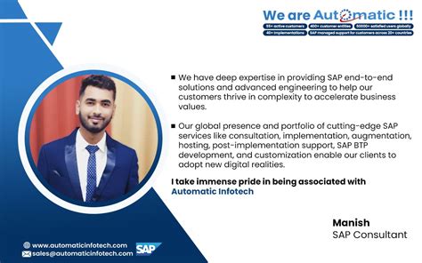Automatic Infotech On Linkedin Iamautomatic Sap Sapservices