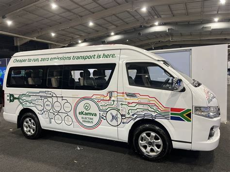 South Africa Unveils Its First Electric Minibus Taxi Model Ekamva