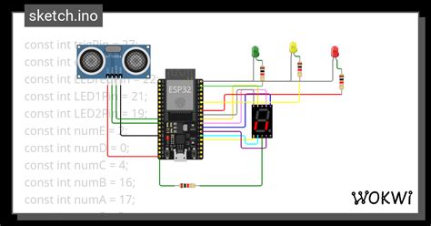Green Red Yellow Wokwi Esp32 Stm32 Arduino Simulator