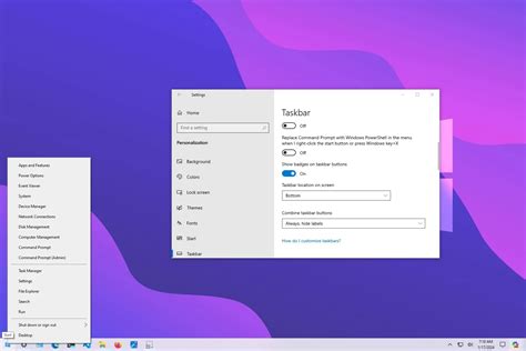 How To Customize The Windows 10 Power User Menu Group Policy Setting
