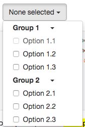 Javascript How Can I Make Bootstrap Multiselect Optgroups Collapse By Default Stack Overflow