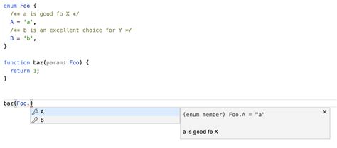Documentation Writing More Descriptive Intellisense Docs For Typescript Union Types Stack