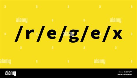 Regex Stock Vector Images Alamy