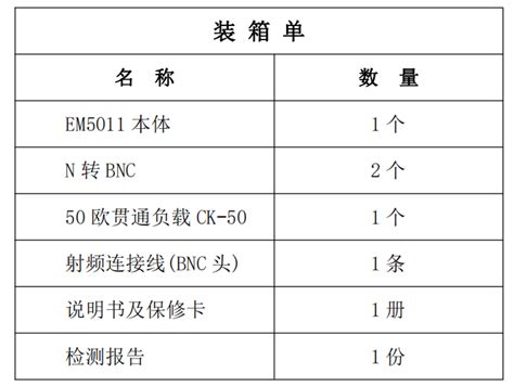 射频电流探头em5011
