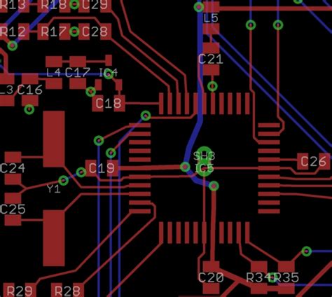 Microcontroller Current Return Paths Which Of The Two Is The Better