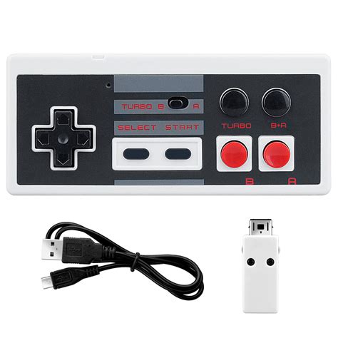 Ostent Rechargeable Wireless Controller Gamepad For Nintendo Nes Mini