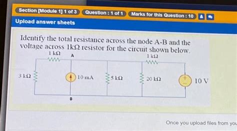 Solved Section Module Of Question Of Marks For Chegg