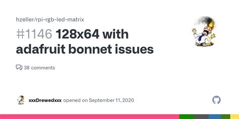 X With Adafruit Bonnet Issues Issue Hzeller Rpi Rgb Led Matrix GitHub