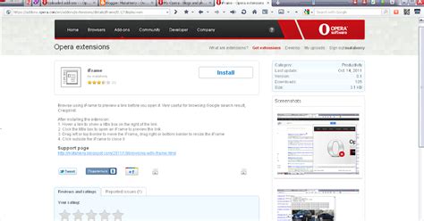 Iframe Opera Extension Updated For Opera