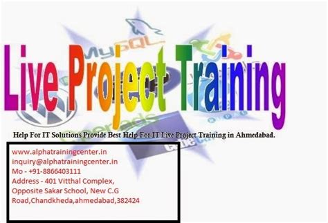 alpha training center live project training and php training in