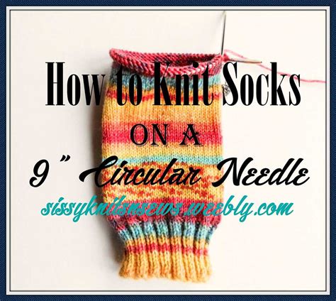 Effortless Sock Knitting Circular Needle Pattern