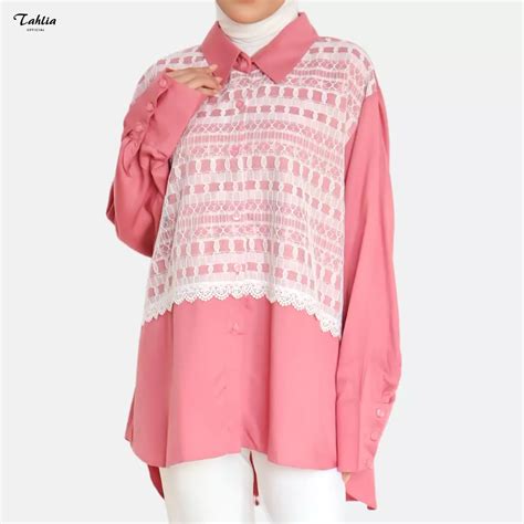 Jual Tahlia Official Tahlia Official Renjana Blouse Rompi Lapis