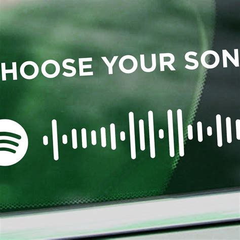 Spotify Sticker Song Code Etsy