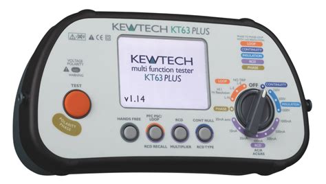 Kewtech Kt63plus 6 In 1 Multifunction Tester — Electricals Online