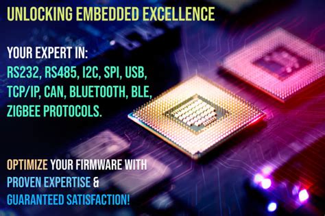 Be Your Expert Firmware Developer For Embedded Systems By
