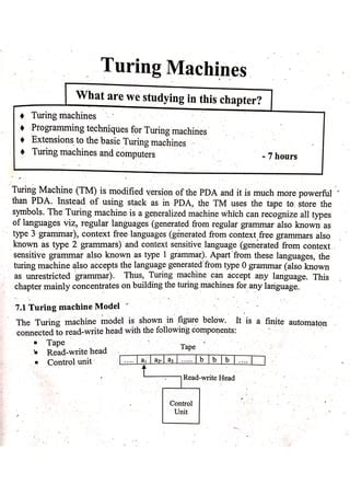 Theory Notes Theory Of Computation For VTU PDF