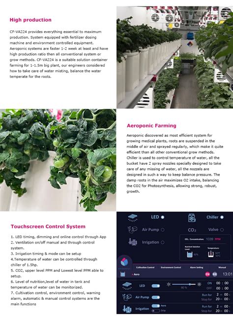 Environment Controlled Container Farm Smart Vertical Grow System For Special Crop Veg Flowering