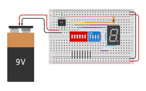 Circuit Design Display De 7 Segmentos Anodo Tinkercad