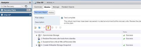VMware Site Recovery Manager SRM Part Cleaning Up Test Recovery