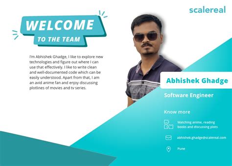 Atul Shashikumar On Linkedin Welcome To The Team Abhishek Ghadge